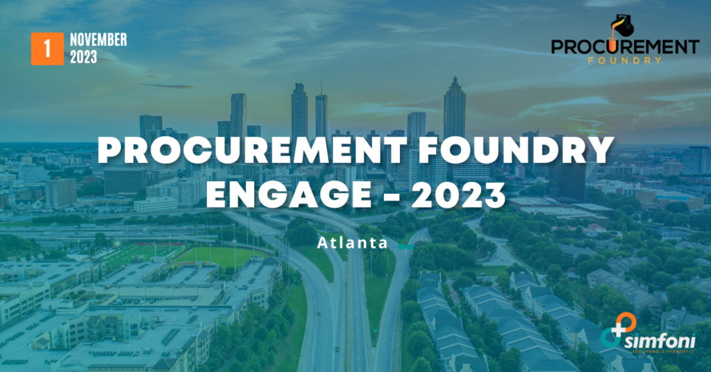 Procurement Foundry Engage 2023 - Simfoni