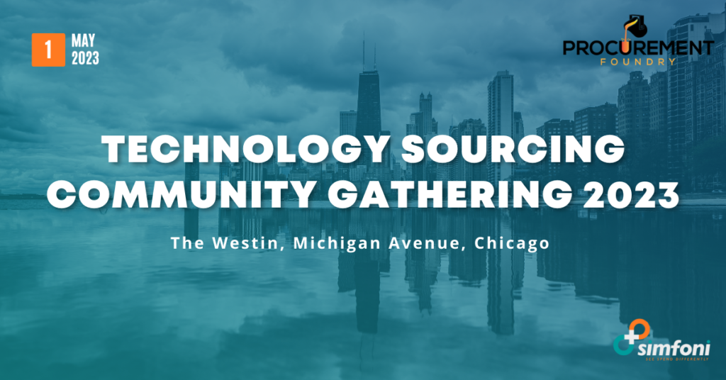 Technology Sourcing Community Gathering 2023 - Procurement Foundry - Simfoni